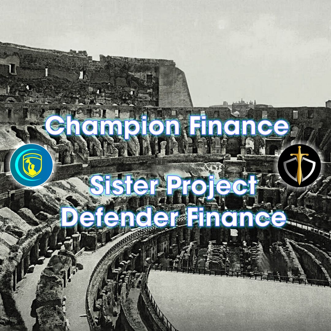 CHAMPION FINANCE ANNOUNCES ITS SISTER PROJECT ON BSC | by Champion ...
