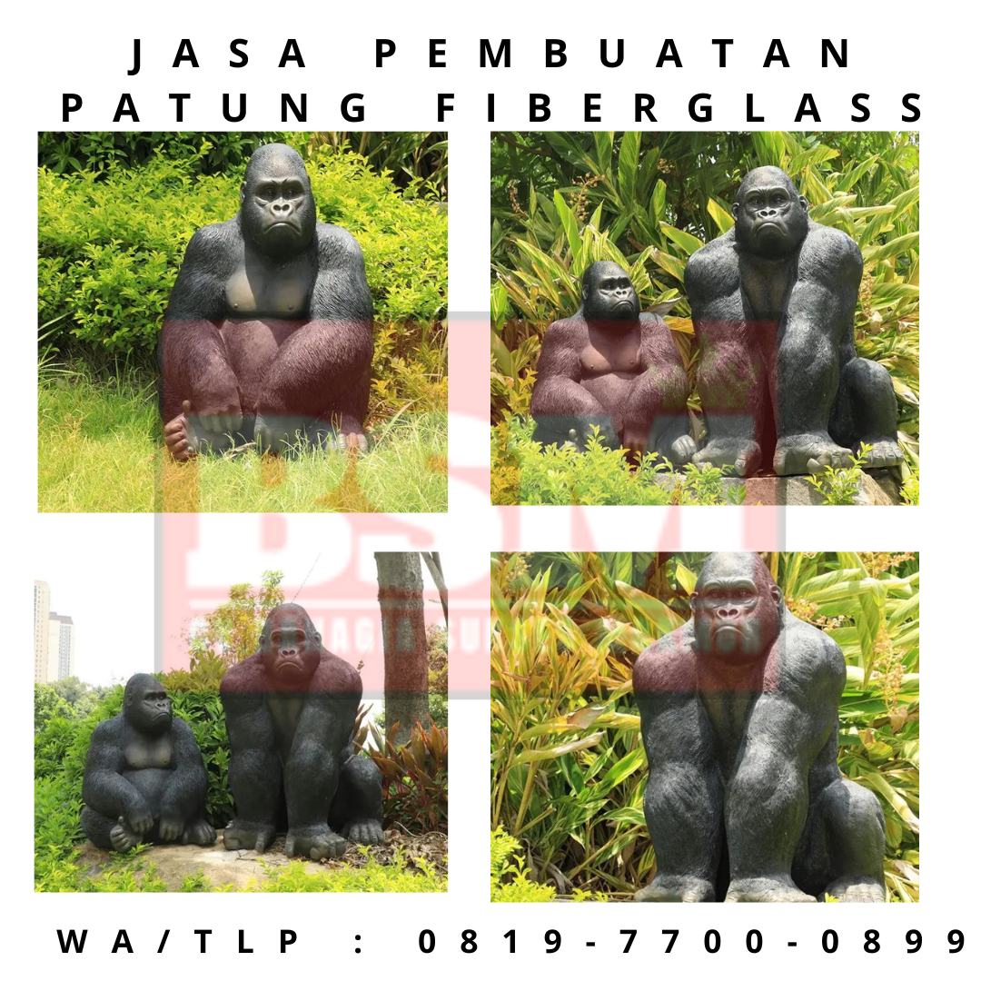 Jasa Pembuatan patung Gorila Bahan Fiberglass | by Indonesiawaterpark ...