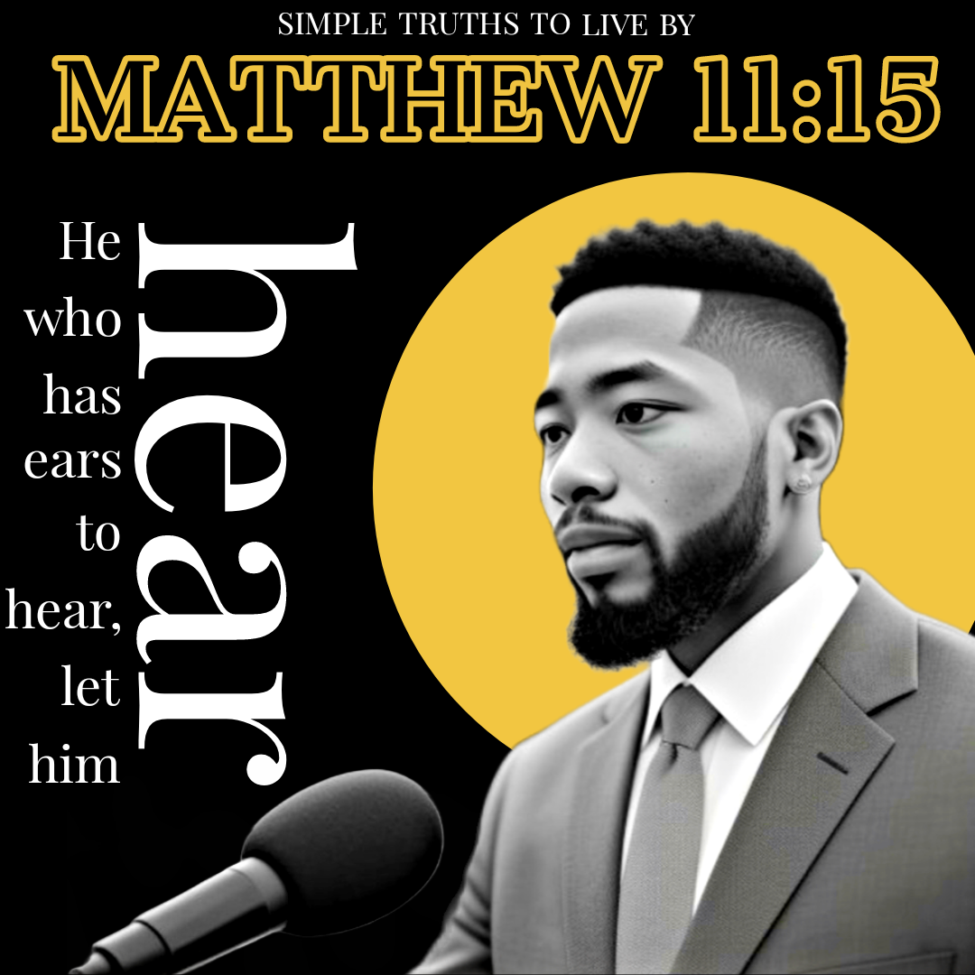 He who has ears to hear, let him hear! - Matthew 11:15 | by Keith ...
