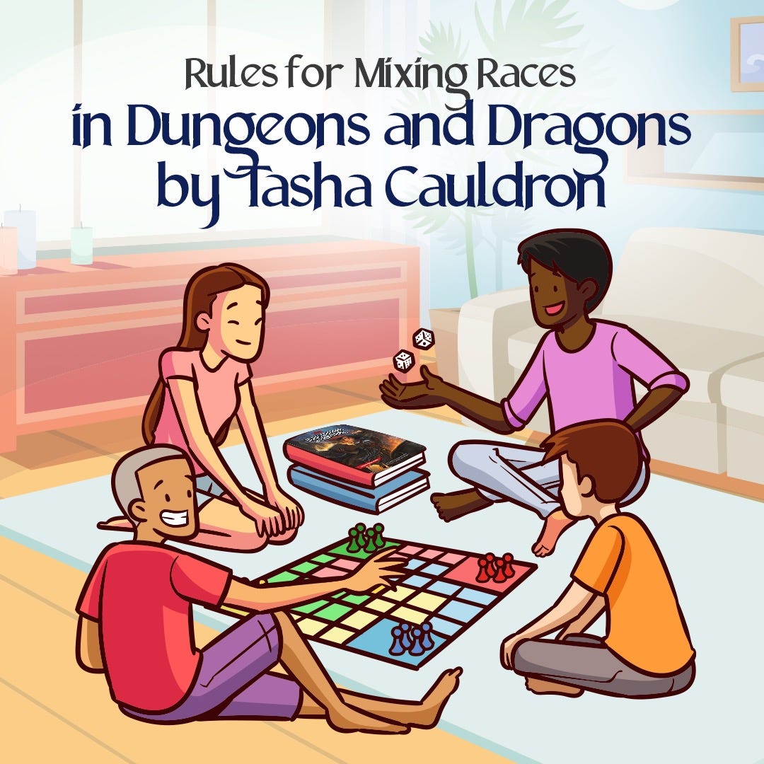 Rules for Mixing Races in Dungeons and Dragons by Tasha Cauldron | by ...