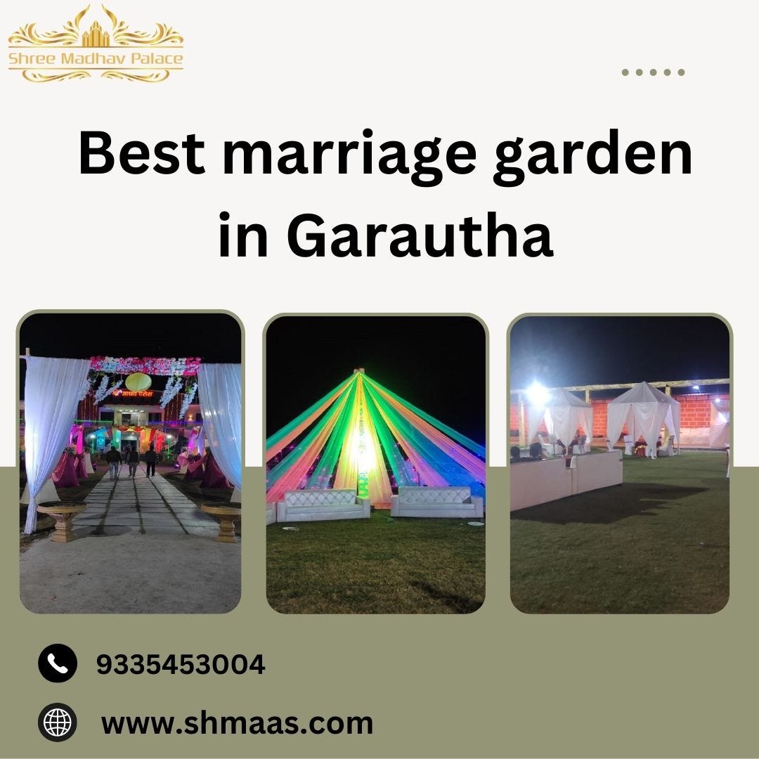 Best marriage garden in Garautha - Shree Madhav Palace - Medium
