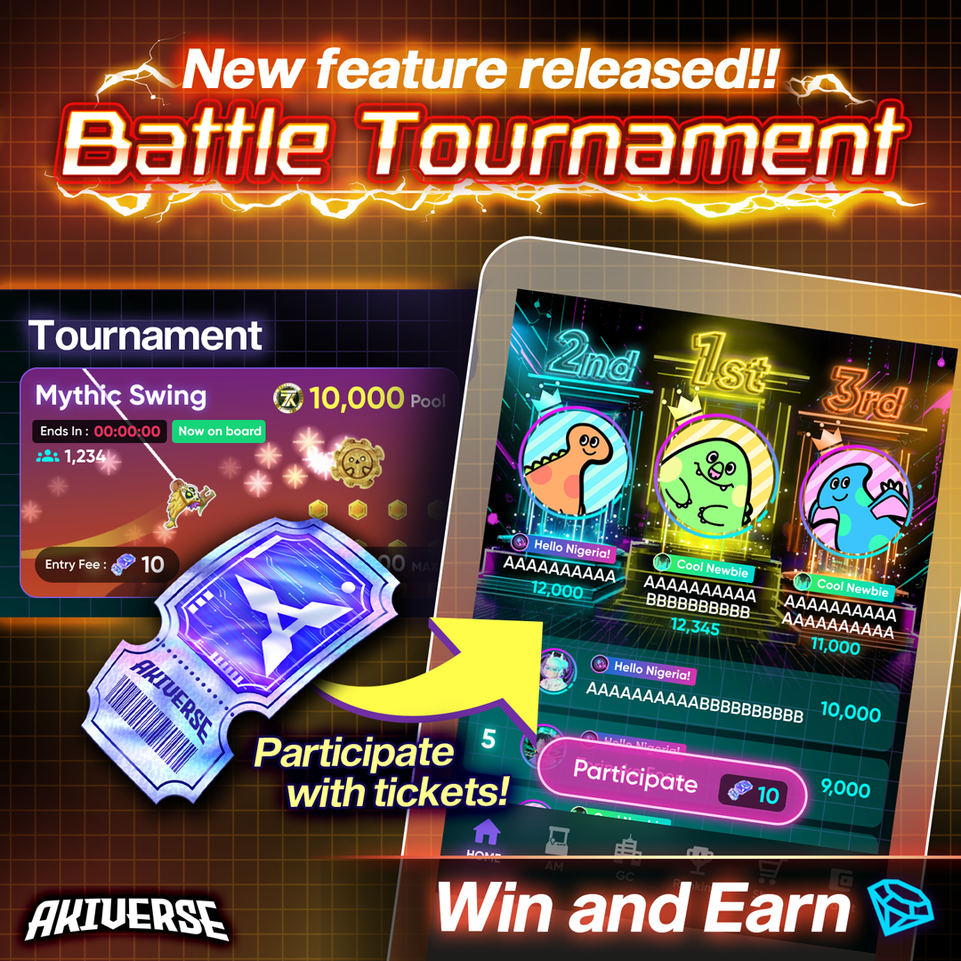 Battle Tournament. Starting June 1, 2024, AKIVERSE… | by AKIVERSE ...