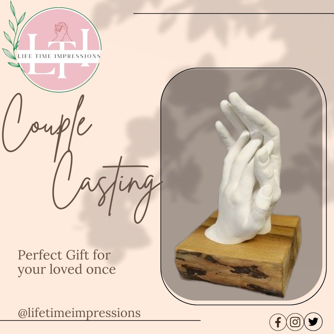 best hand casting in vijayawada - lifetime impressions - Medium