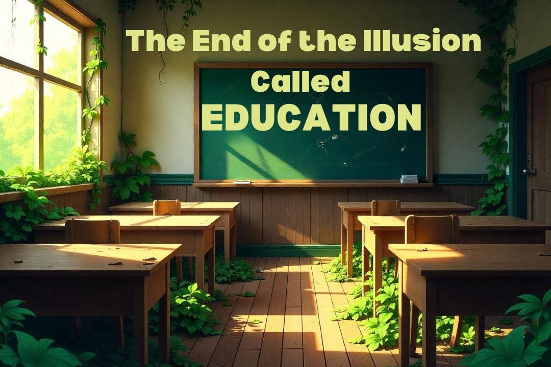 The End of the Illusion Called Education | by Sajikumar | Apr, 2025 ...