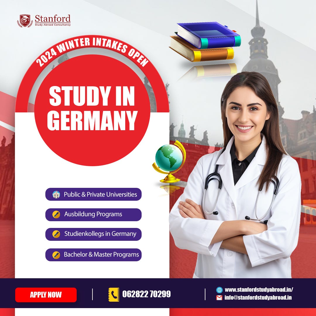 Study in Germany for Free - Stanford Study Abroad Consultancy Calicut - Medium