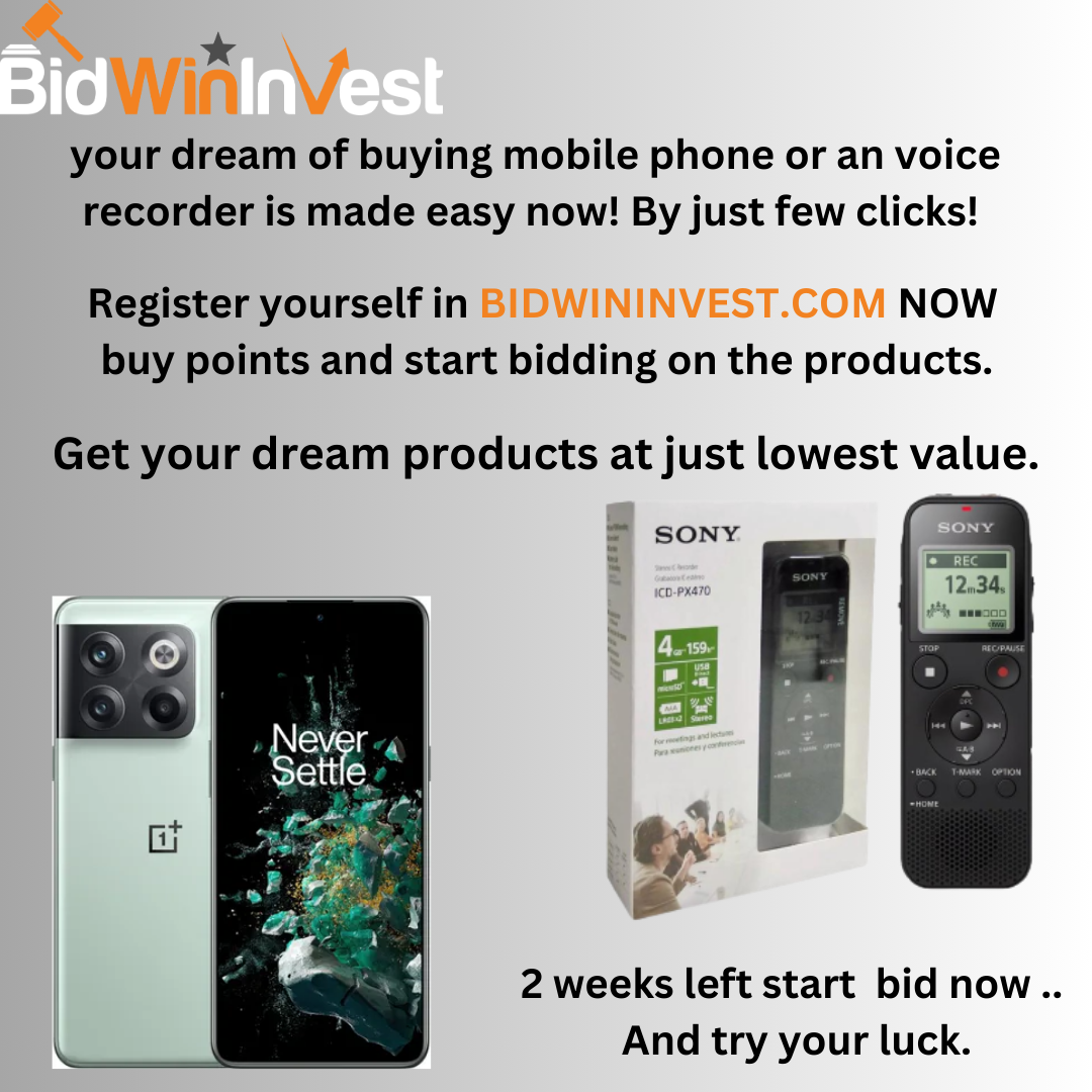 2 weeks left to win the product! Why to wait start your bid now to ...