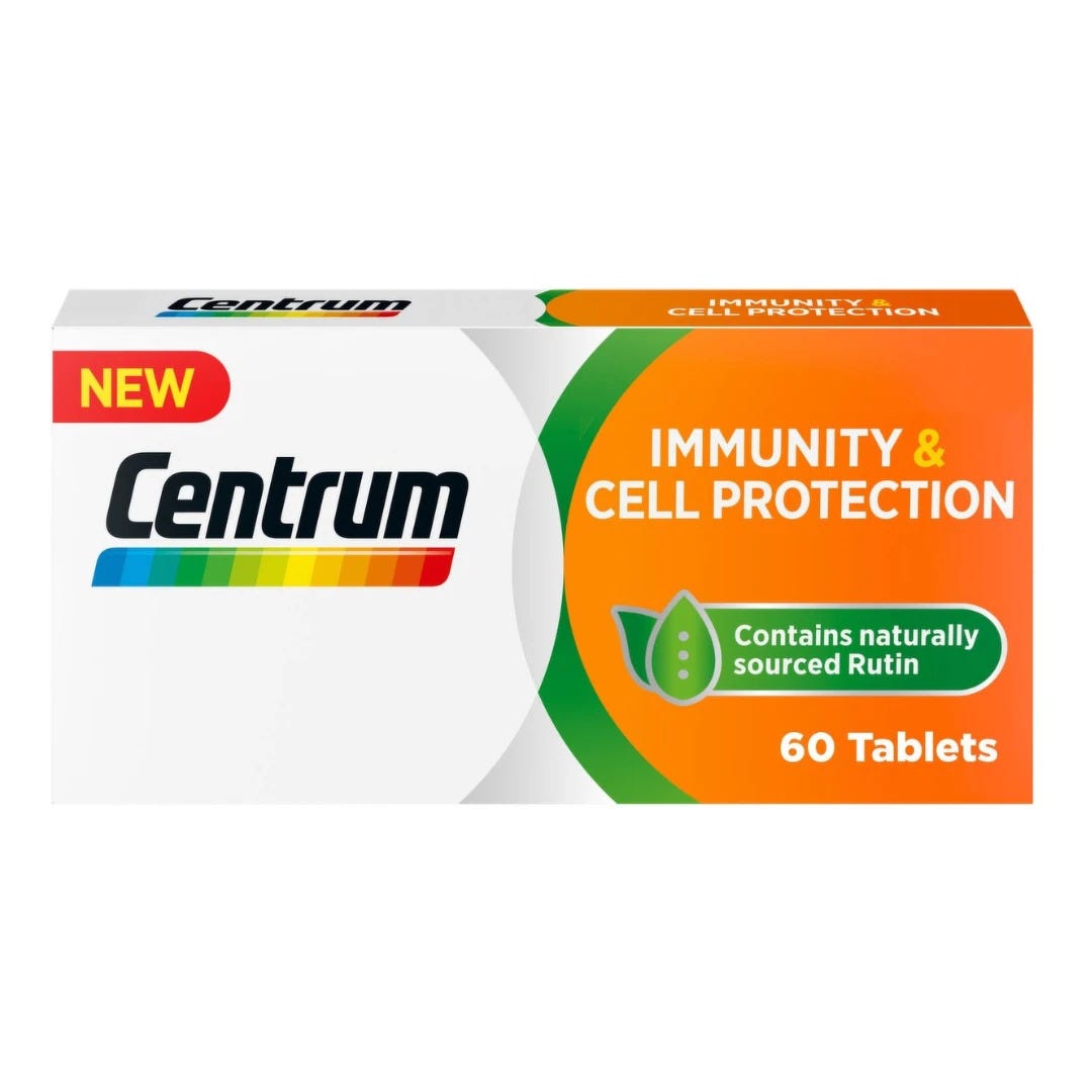 Centrum Immunity & Cell Protection Multivitamins and Minerals 60 ...