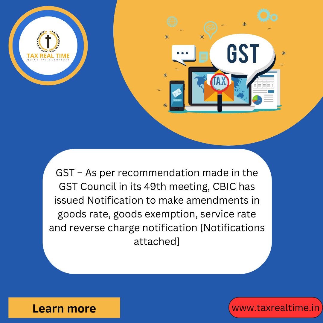 gst updates - Taxrealtime - Medium