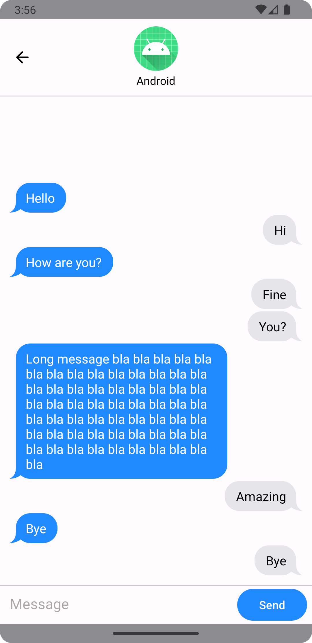 Creating iMessage-like Bubbles in Android | by Anton Polstianka | Medium