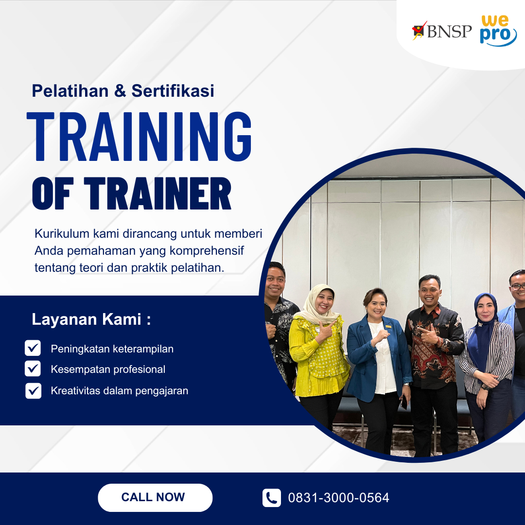 DIBIMBING, WA 0831–3000–0564, Lembaga Pelatihan dan Sertifikasi Trainer BNSP Kota Tegal | by ...