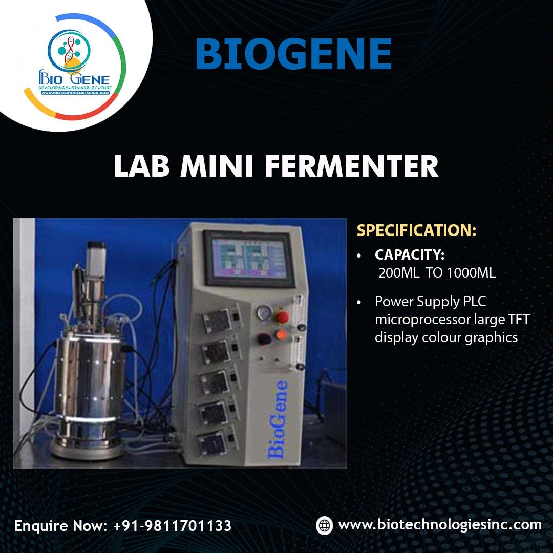“Accelerating Biotech Breakthroughs with our Lab Mini Fermenter ...