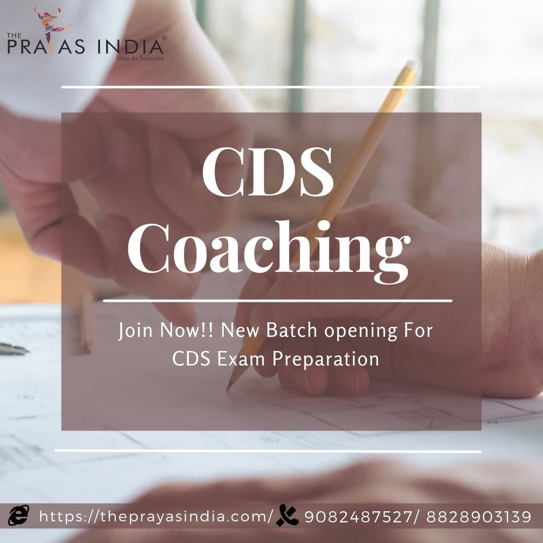 Top CDS Coaching. Here is some Best CDS Coaching that can… | by Prayas ...