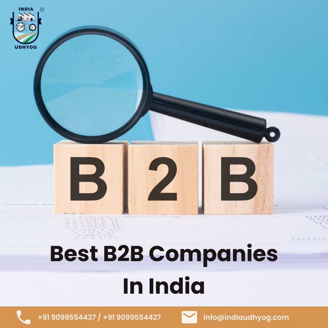 What are the top B2B ecommerce companies in India? | by India Udhyog ...