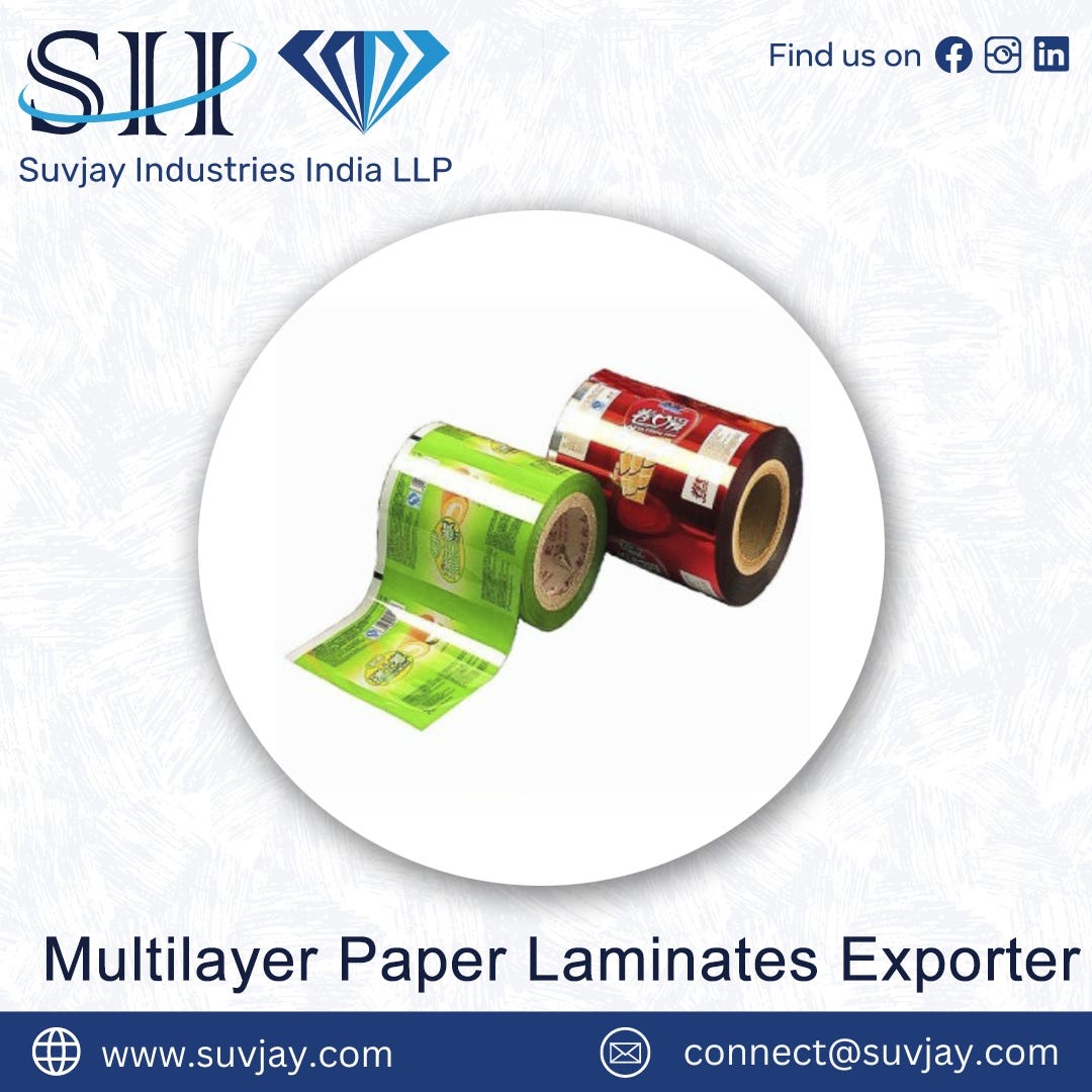 Multilayer Paper Laminates Exporter | by Suvjay Industries - Aluminium ...