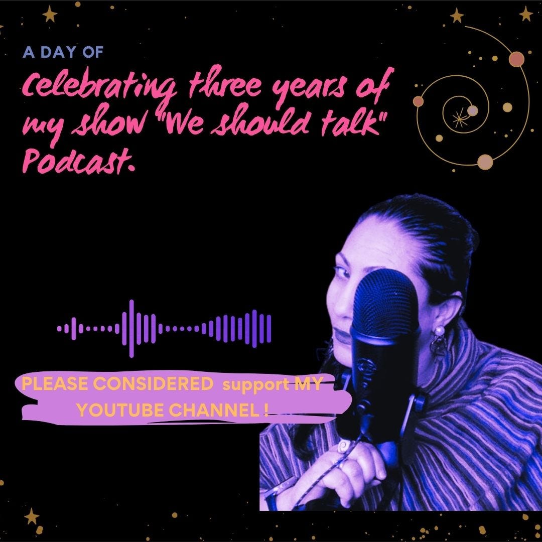 “We Should Talk” Bilingual(Spanish-English) Series of Conversation Host and Producer by Yannis ...