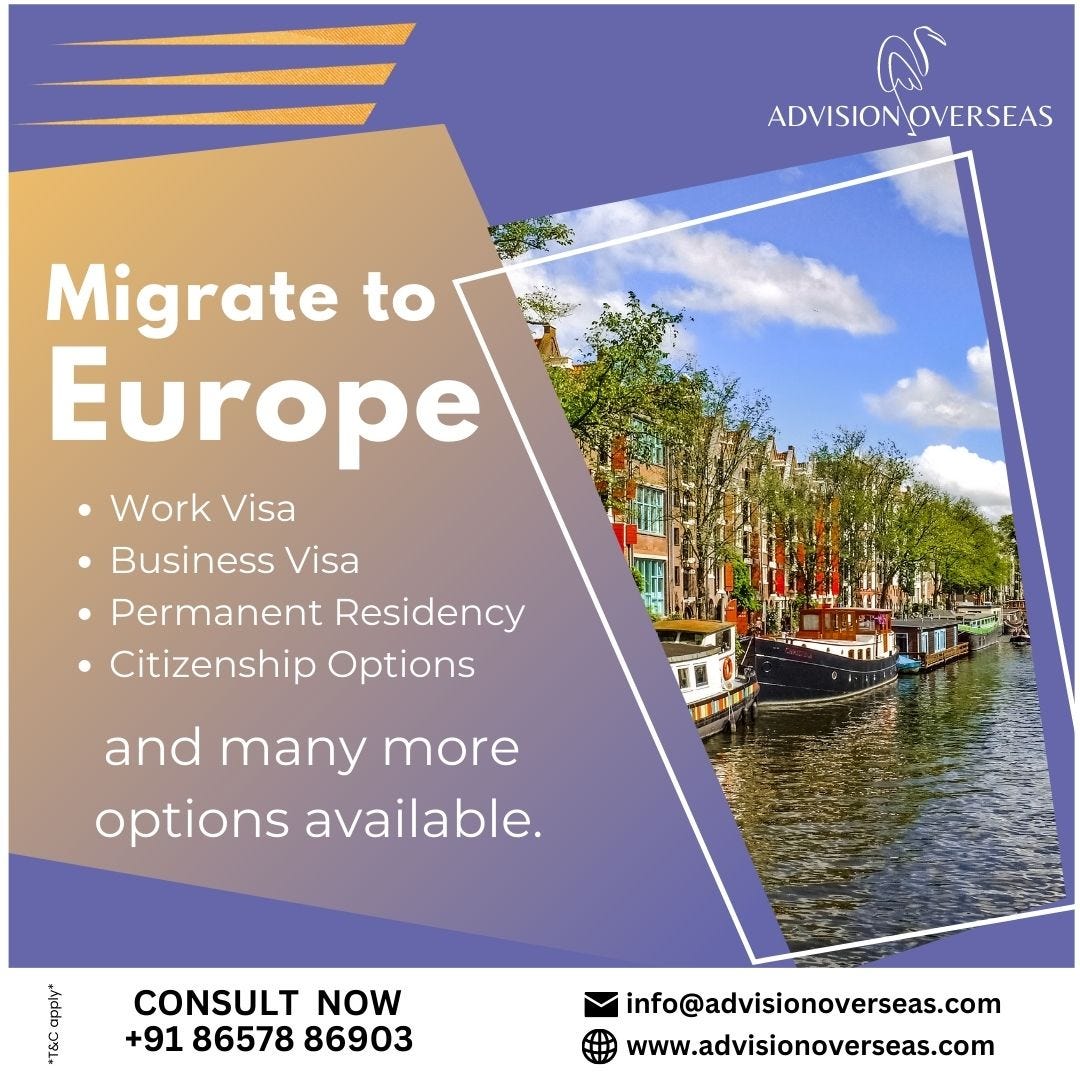 The Ultimate Guide to Visa Programs in Europe | by Advisionoverseas ...