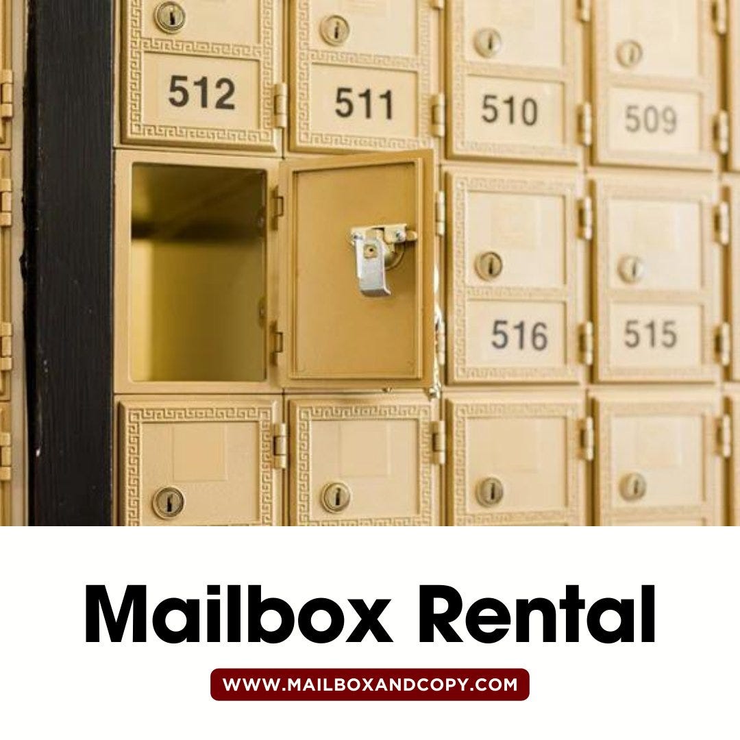 Mailbox Rental - Mailboxandcopy - Medium