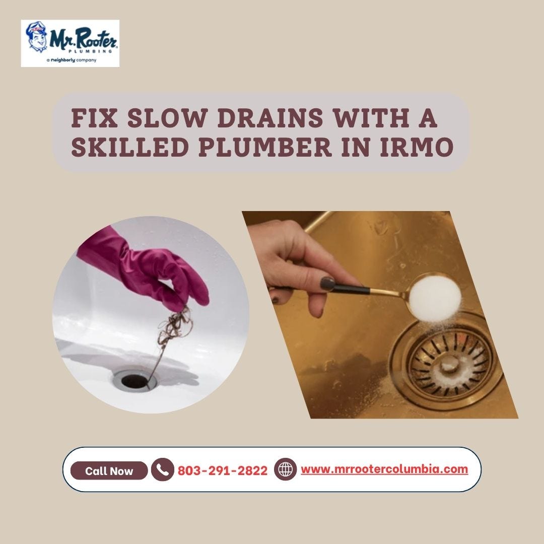 Fix Slow Drains with a Skilled Plumber in Irmo! - Mrrootercolumbia - Medium