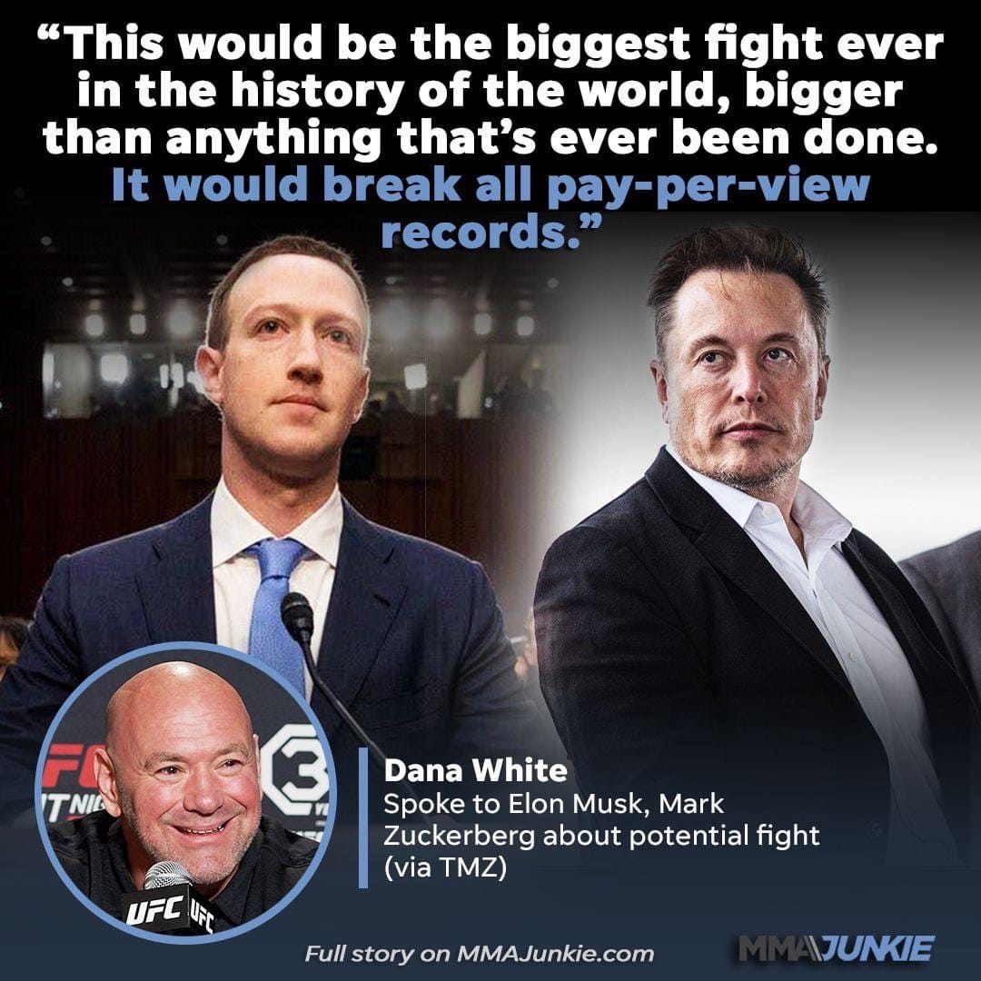 Elon Musk and Mark Zuckerberg’s Proposed Cage Match Gains Serious ...