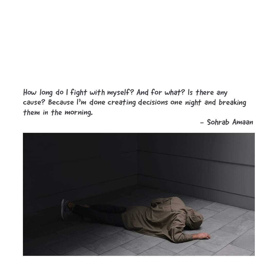 How long do I have to fight with myself? | by Fabrizio | Medium