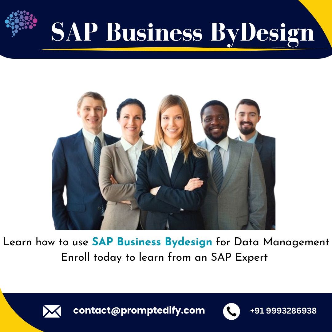 SAP Training & Certification in SAP Business ByDesign Cameroon at Prompt Edify | by Prompt Edify ...