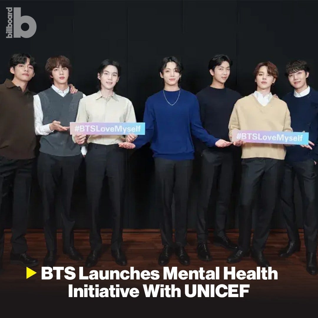 BTS & UNICEF’s #OnMyMind Initiative: A Global Conversation on Mental ...