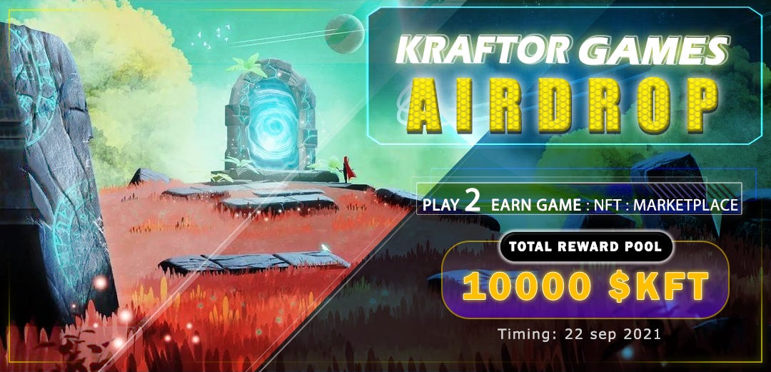 Kraftor Games Airdrop 🎁Total reward pool: 10000$KFT 🏁Total Winners ...