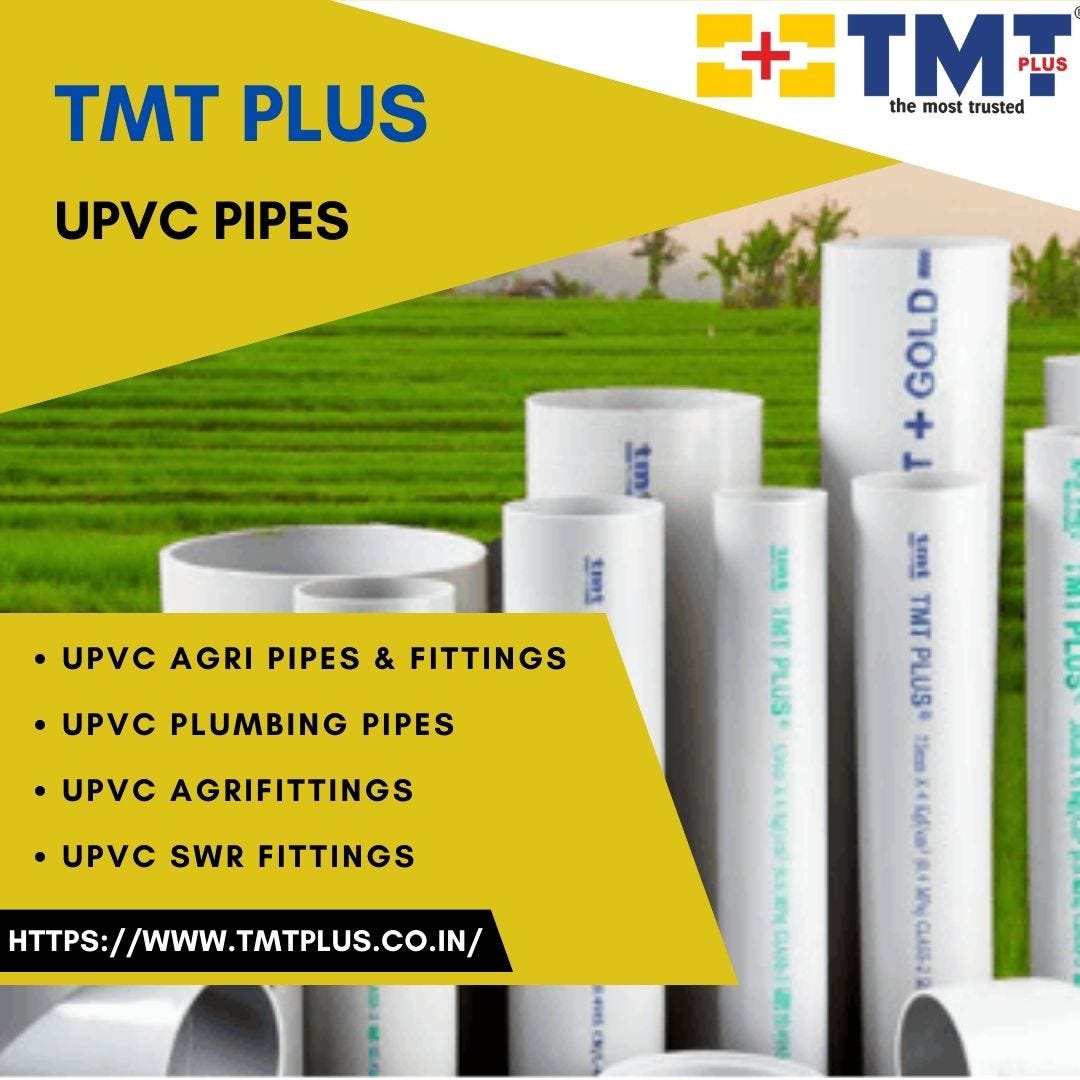uPVC Pipes and Fittings Manufacturers in India - TMT Plus - Medium