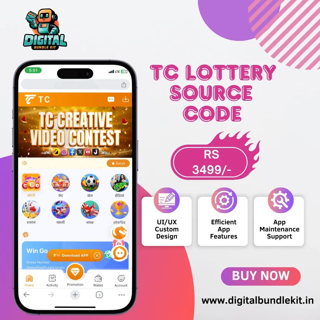 TClottery Game Source Code Free Demo | by Vikash Choudhary | Jun, 2024 ...