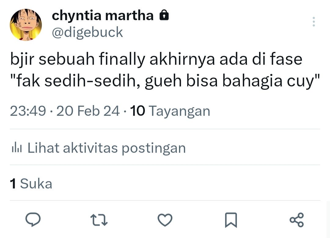 Menghargai Diri Sendiri. Sekarang, gua lagi ada di hari di mana… | by Chyntia Martha | Medium
