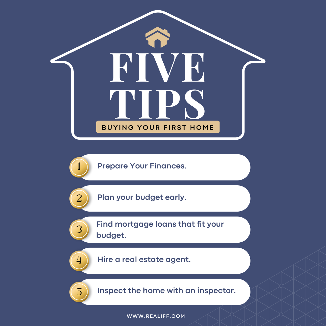 Five tips for buying your first home | by Realiff Real estate Rebate ...