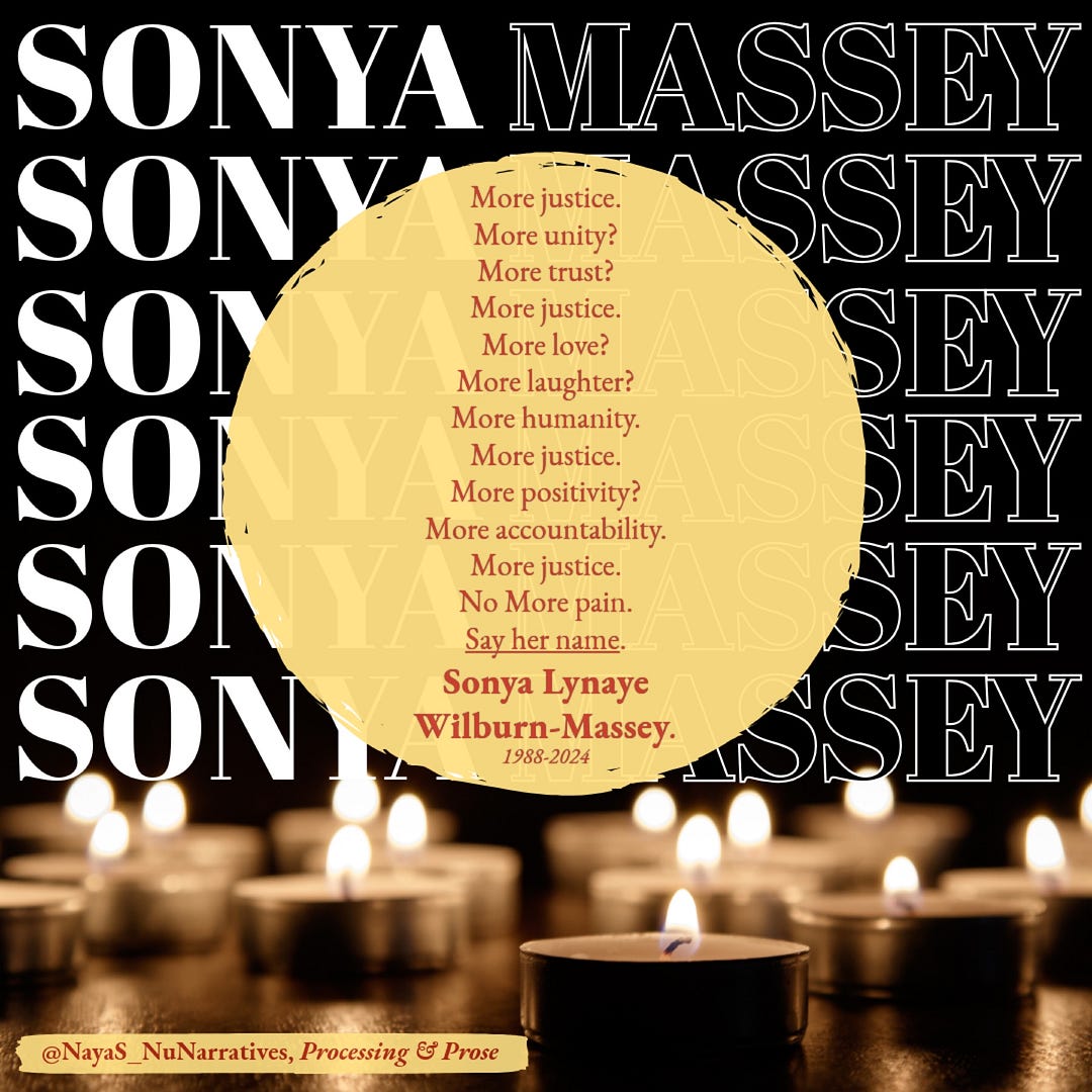 Self-Care Following the Injustice of Sonya Massey’s Death | by Naya ...
