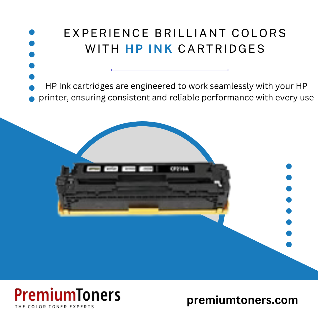 Experience Brilliant Colors with HP Ink Cartridges - Premiumtoners - Medium