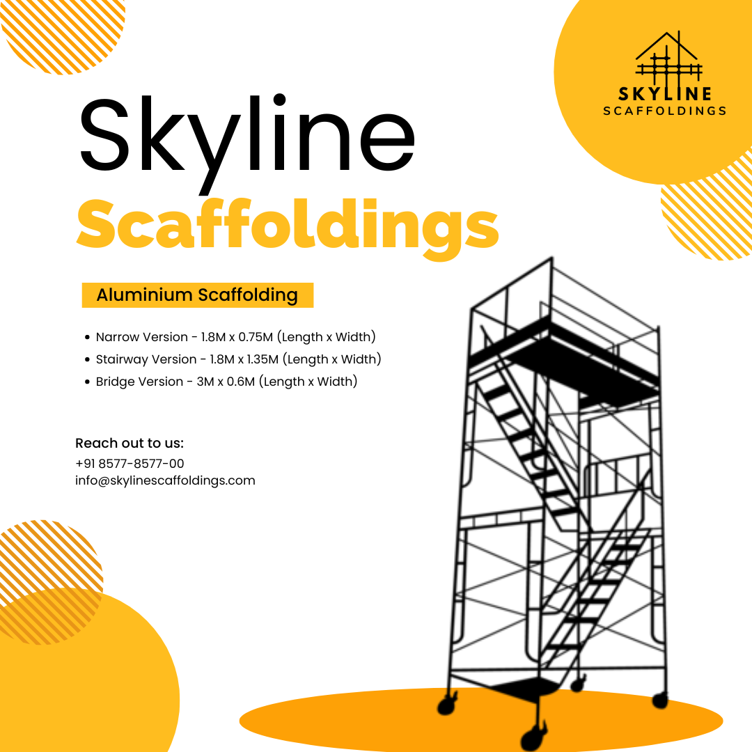 Aluminium Scaffolding on Rent in Manesar — Skyline Scaffoldings ...