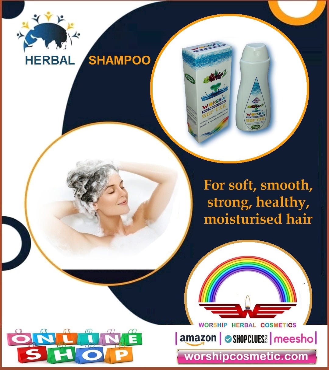 HERBAL SHAMPOO Nourish and moisturise your hair, making it soft & shiny ...