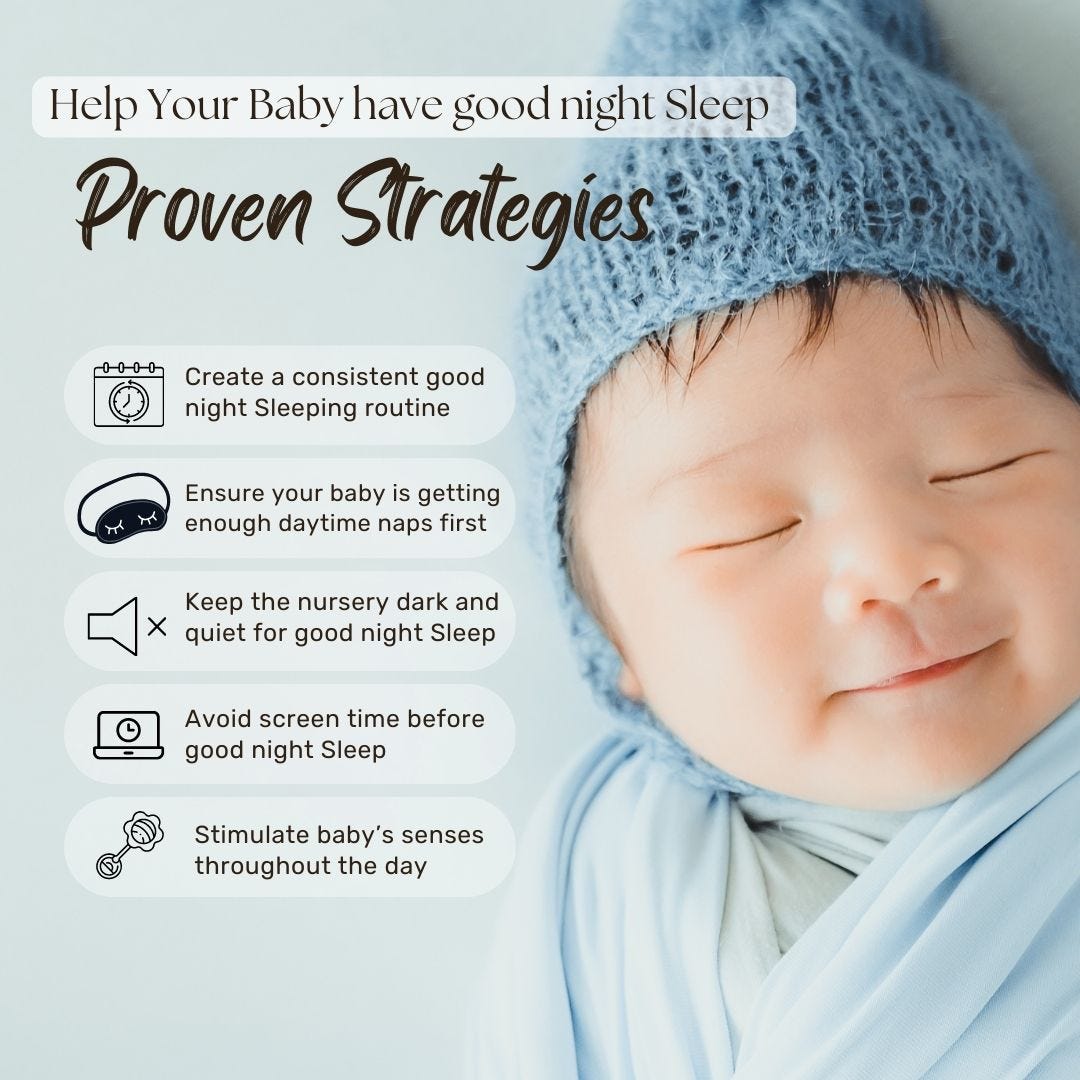 Proven Strategies To Help Your Baby have good night Sleep | by Momna ...