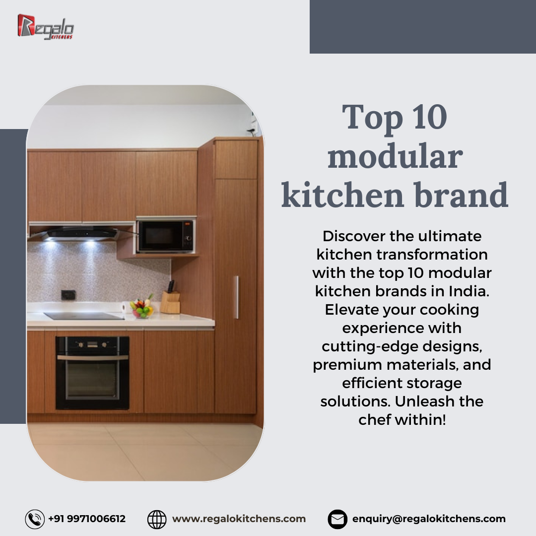 Top 10 Modular Kitchen Brand - Regalo Kitchens - Medium
