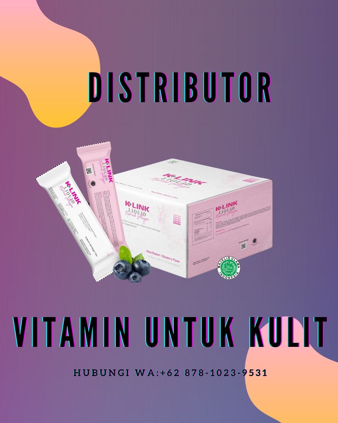 K-Link Liquid Marine Collagen merupakan minuman kolagen dengan rasa ...