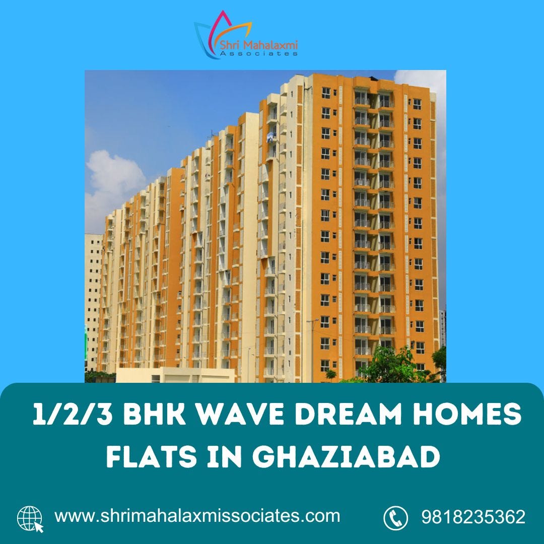 1/2/3 BHK Wave Dream Homes Flats in Ghaziabad - Shri Mahalaxmi ...