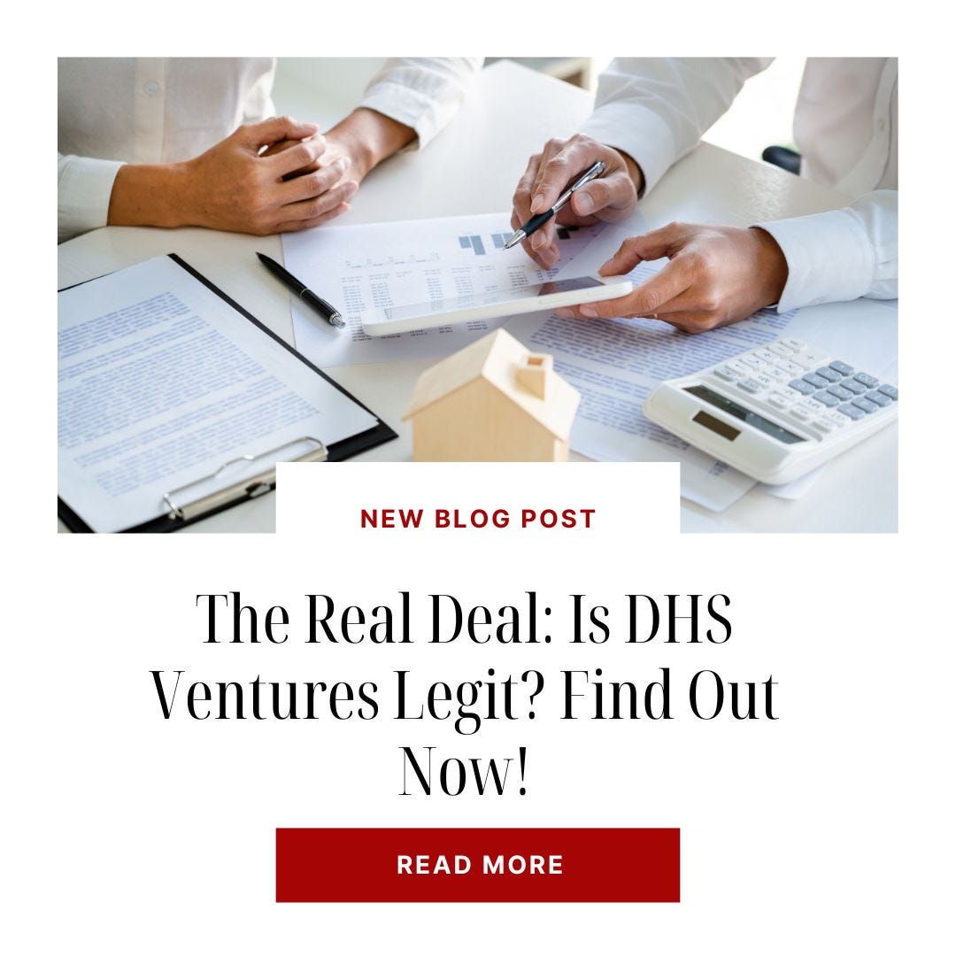 The Real Deal: Is DHS Ventures Legit? Find Out Now! | by Fernando ...