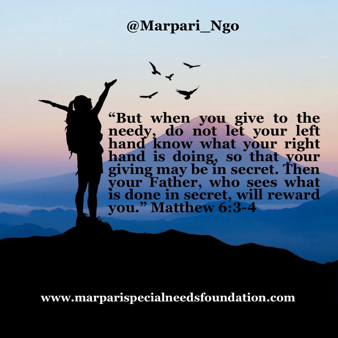 Blessed Thursday 🙏 - Marpari Special needs foundation - Medium