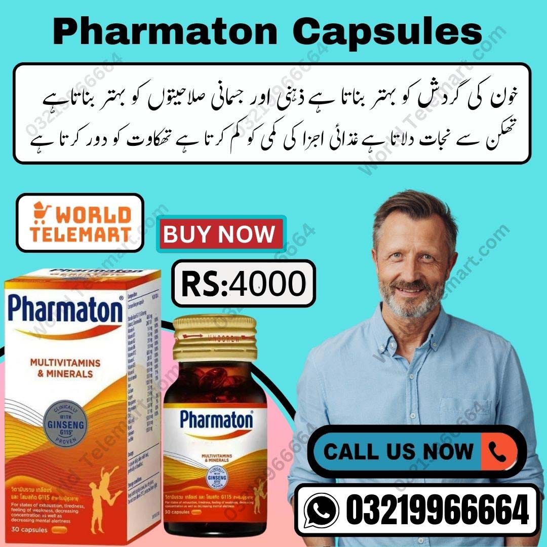 Multivitamin “Pharmaton Capsules in Pakistan” | by Aamberheard | Mar ...
