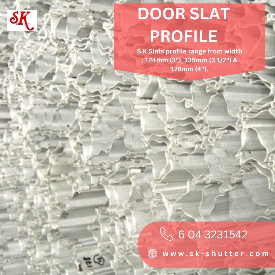 Door Slat Profile-Seng Kong Shutters, Malaysia. - Seng kong - Medium