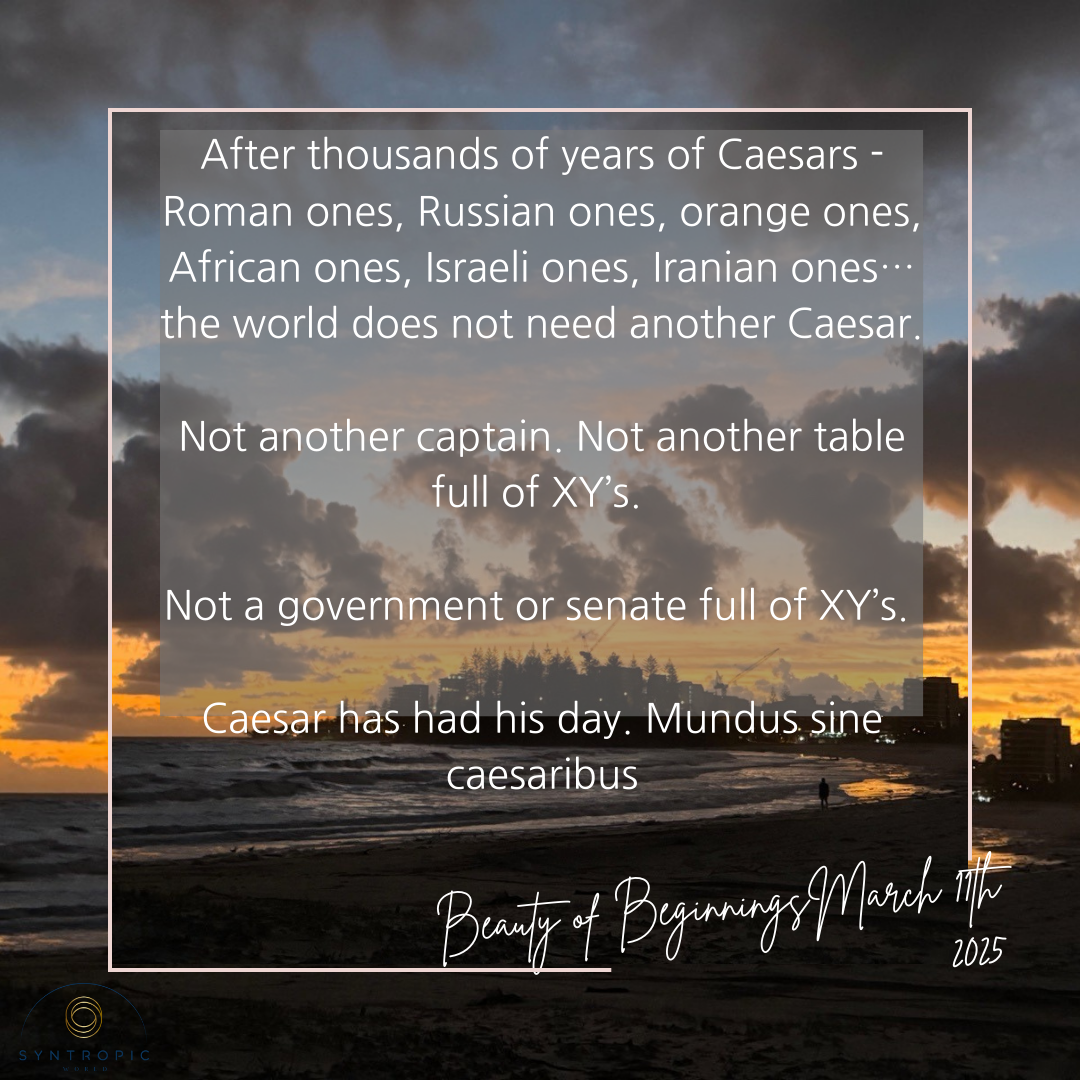 Mundus sine caesaribus. After so long of grey and rain, there… | by ...