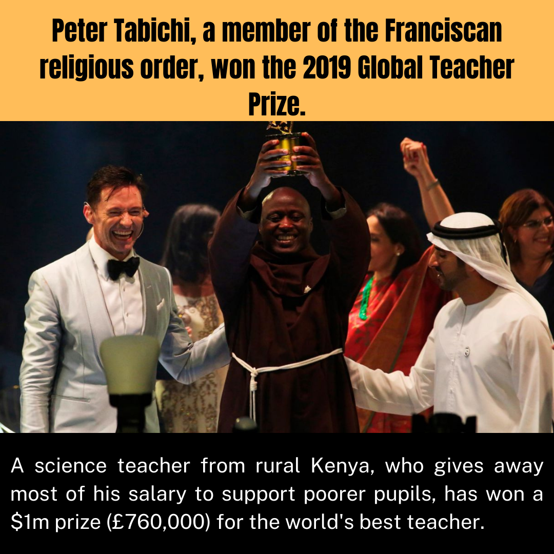 Kenyan science teacher Peter Tabichi wins global prize | by Delhi ...