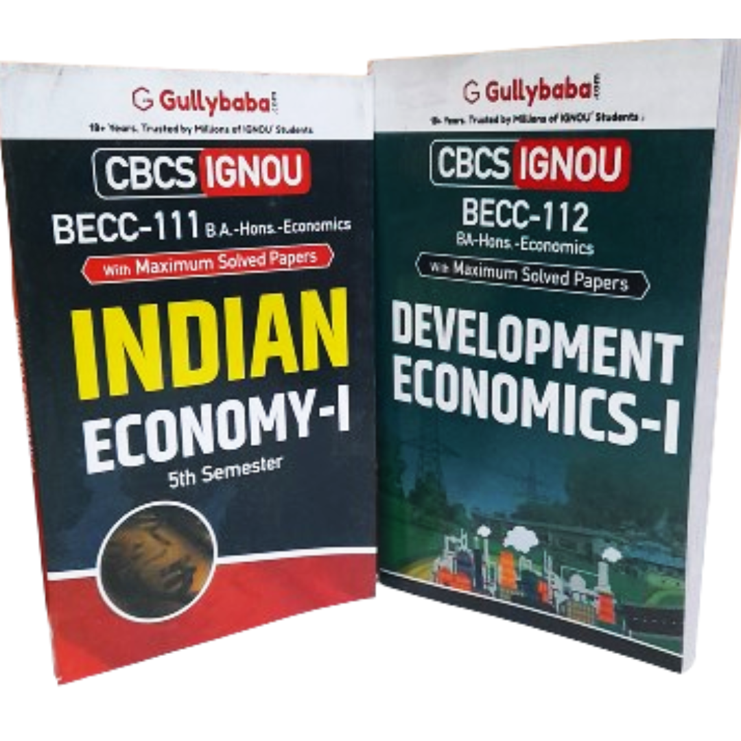 IGNOU BECC-111 — Indian Economy-I /BECC-112 — Development Economics-I ...