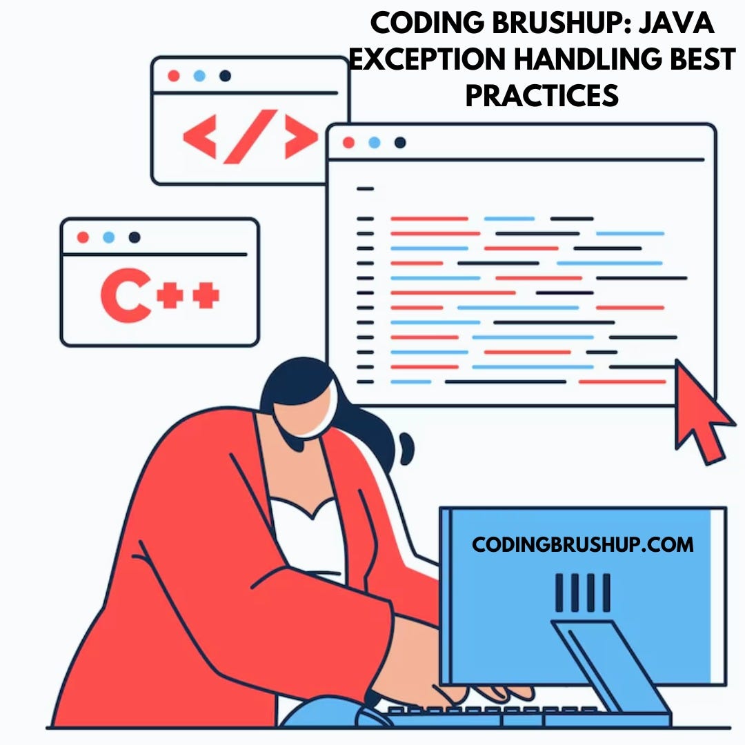 Coding Brushup: Java Exception Handling Best Practices | by Coding Brushup | May, 2025 | Medium