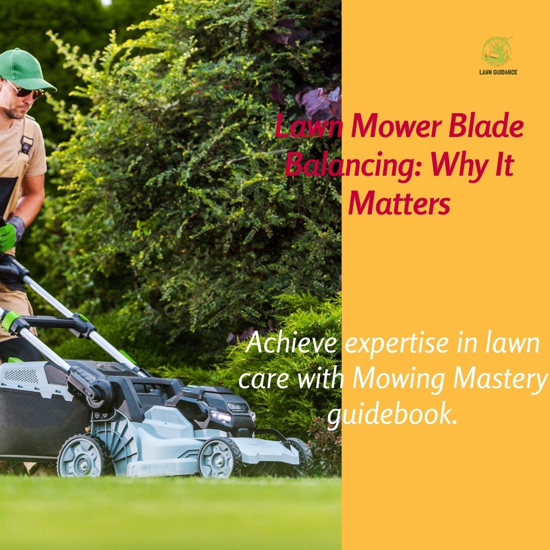 Lawn Mower blade balancing: why it matters - James M. Chew - Medium