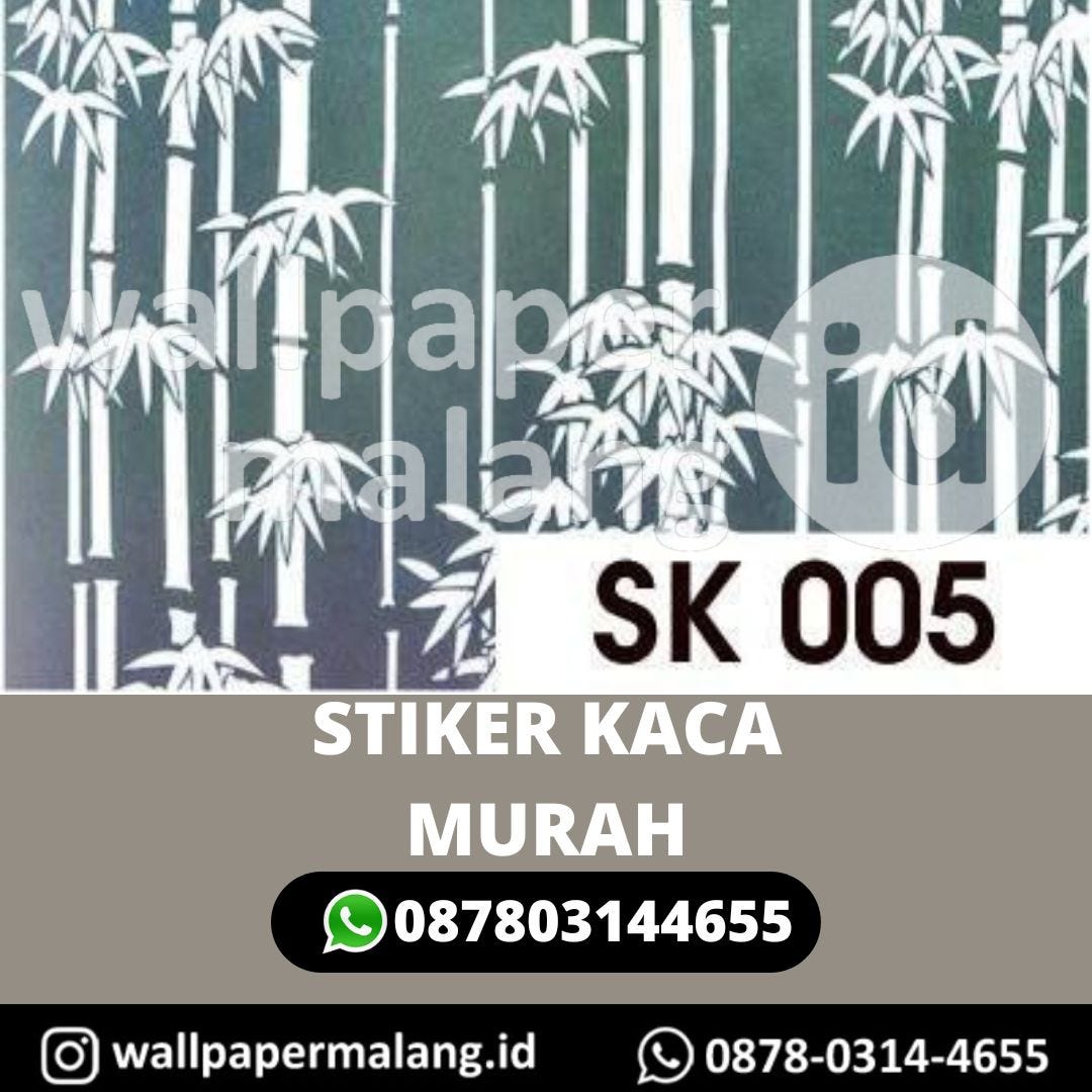 STIKER KACA MURAH - Tukang wallpaper - Medium