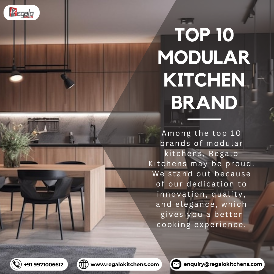 Top 10 Modular Kitchen Brand - Regalo Kitchens - Medium